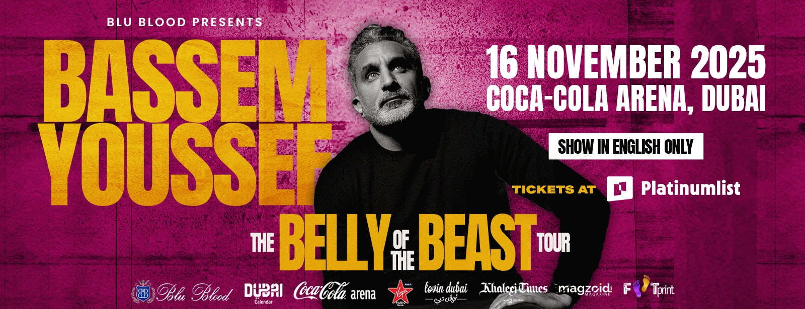 Dubai's Bassem Youssef Live in Dubai 2025- Bold Satire & Hilarious ...