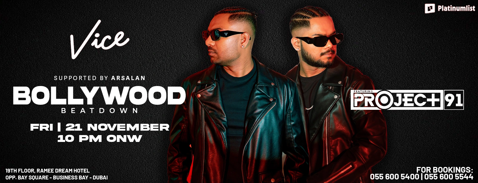 Dubai's Bollywood Beatdown at VICE Dubai – Neon Glow Party on 21st ...