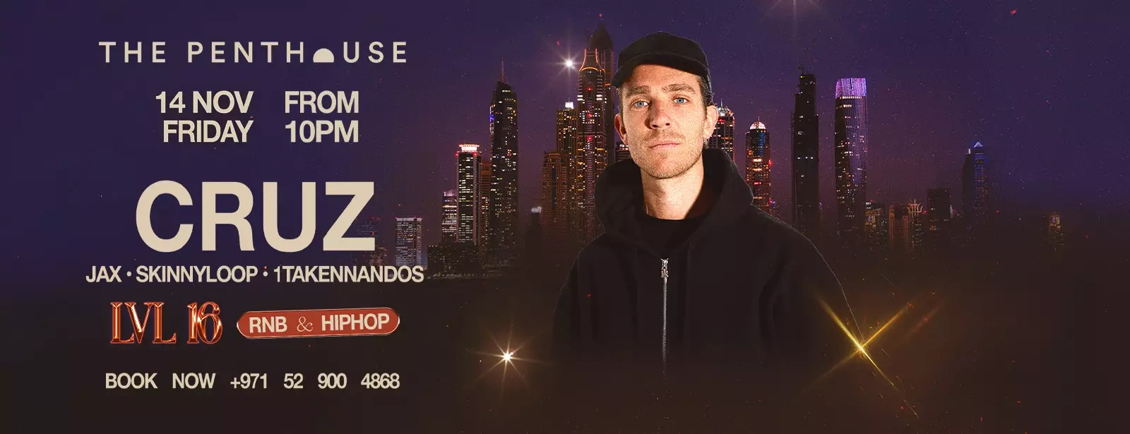 Dubai's DJ Cruz Live at The Penthouse Dubai – Friday, 14 November 2025 - Dubai's Events ...