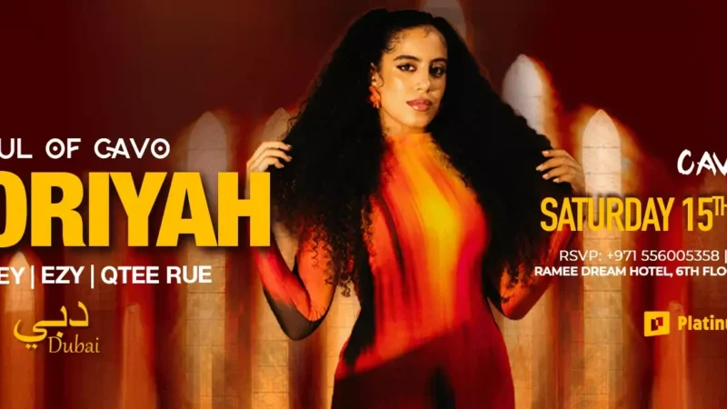 Dubai's Soul of Cavo Presents NOORIYAH Live in Dubai – A Night of ...